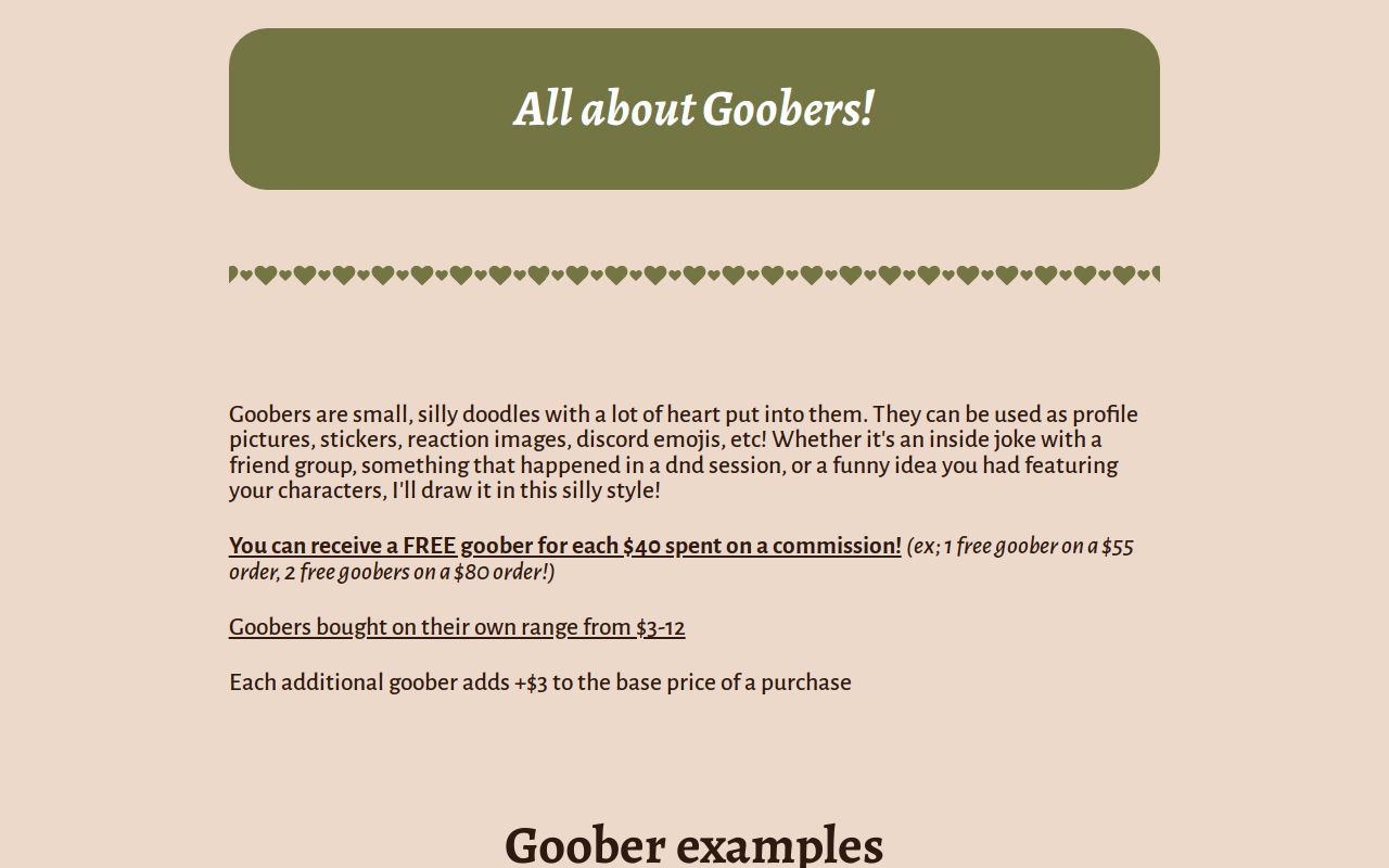 All about goobers
